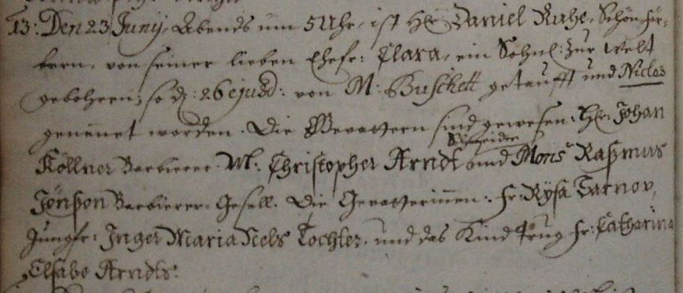 Daniel Ruhe Clara Tabbert